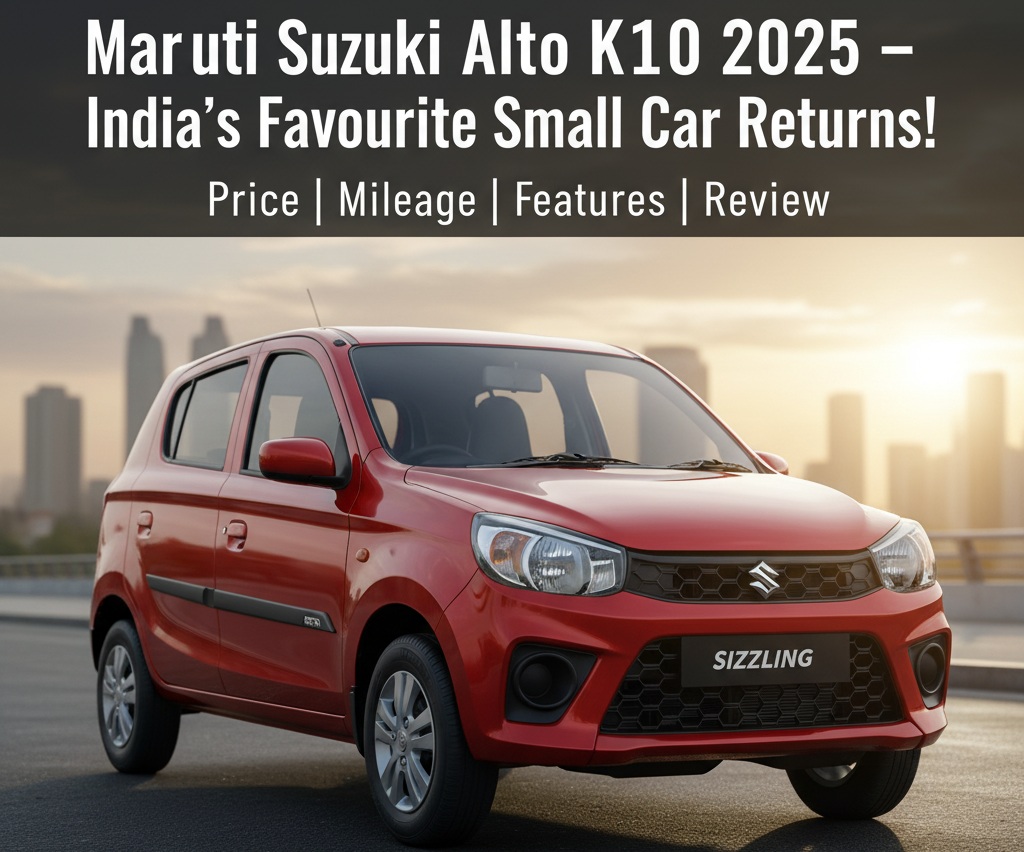 Maruti Suzuki Alto K10 2025 Price, Mileage & Features